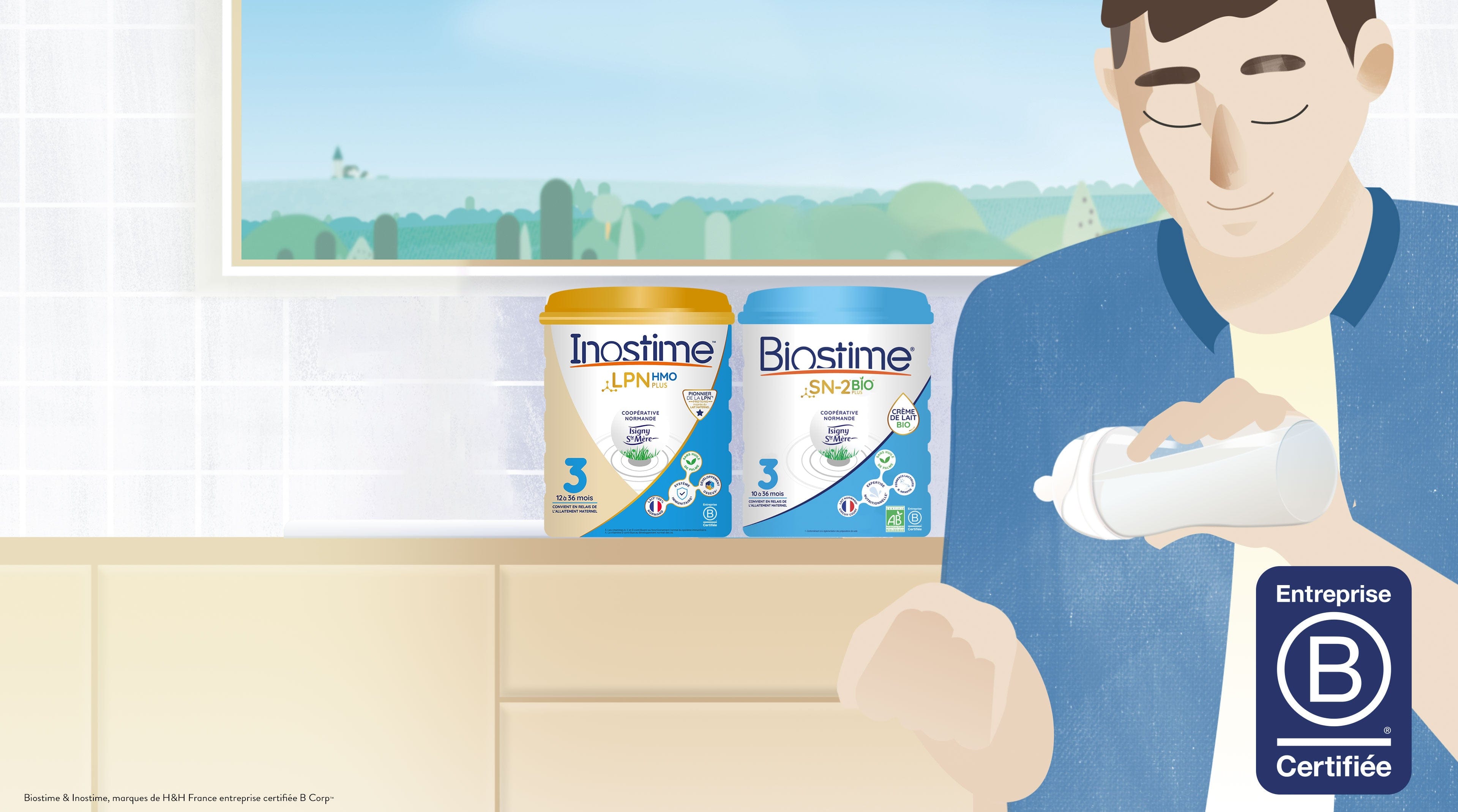 Inostime, lait infantile enrichi en lactopontine - Biostime Nos Marques